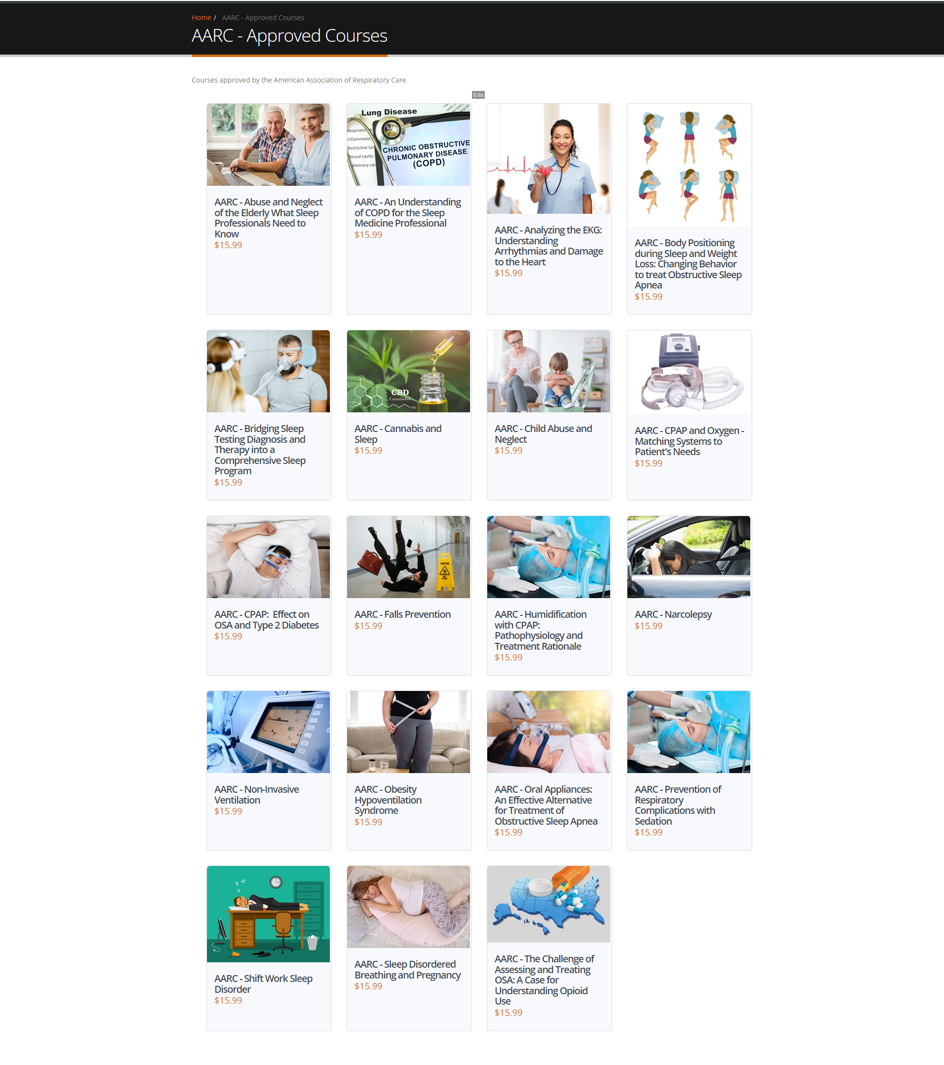 PRESS RELEASE: AARC Courses – Price Change | SleepEdu.org ...